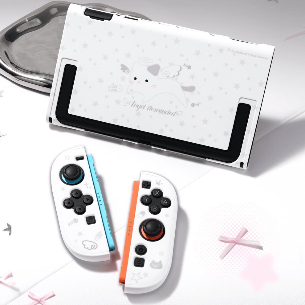 GeekShare Star Cat Split Case for Switch 2/OLED