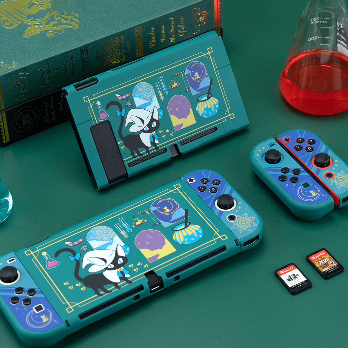 GeekShare Alchemy Cat Protective Case for Nintendo Switch