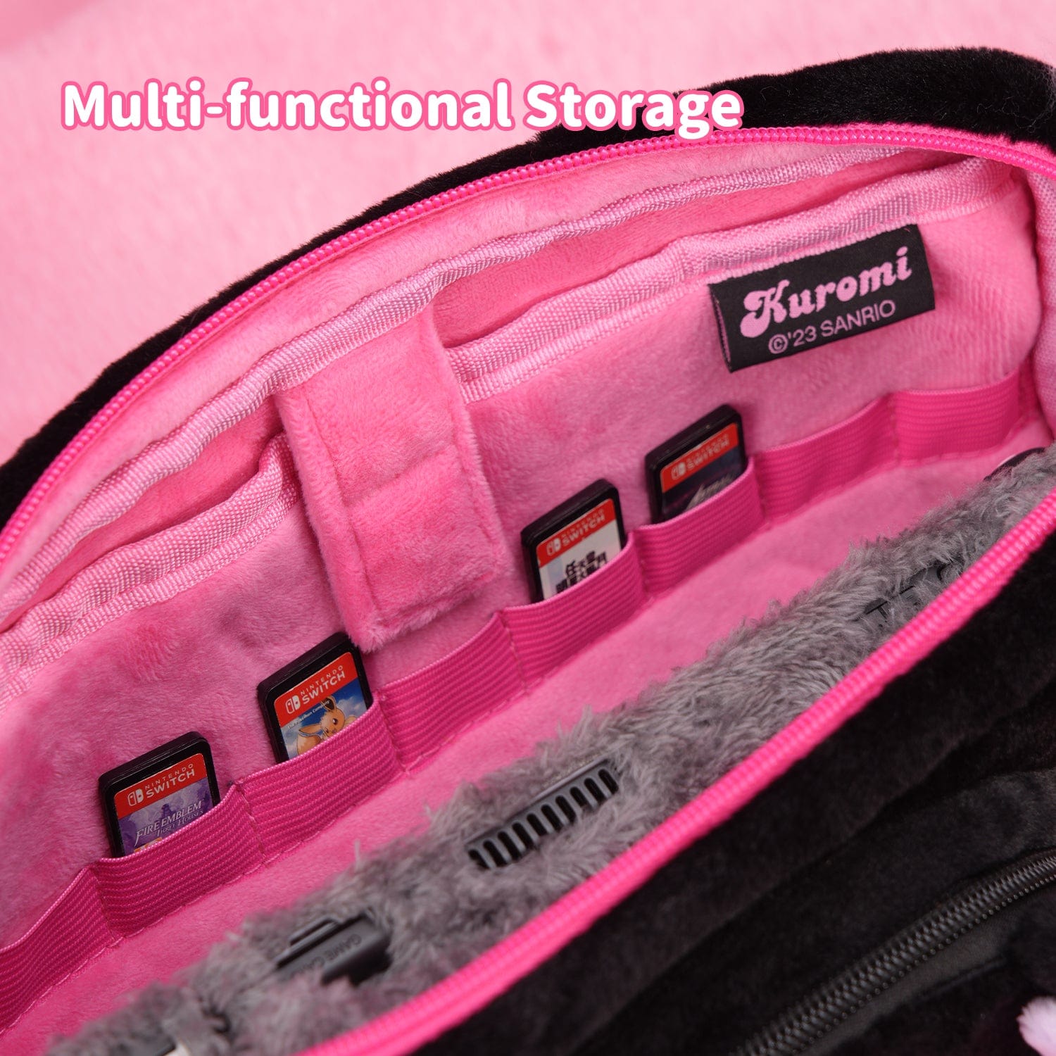 GeekShare Kuromi Plush Carrying Bag