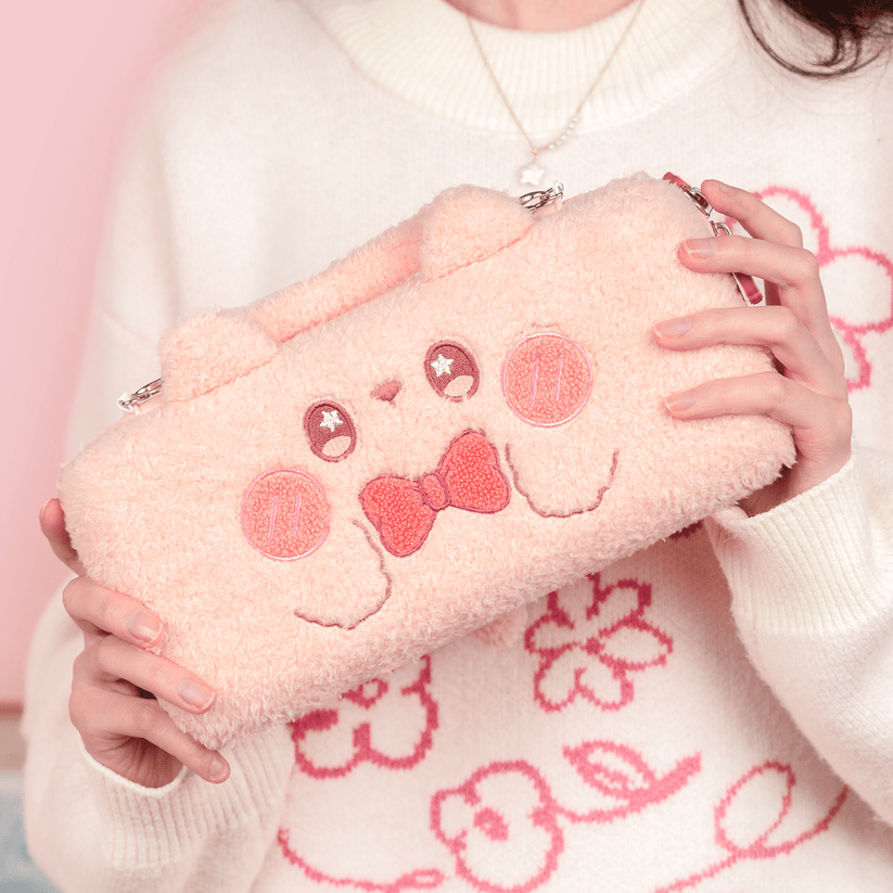 GeekShare Plush Bunny Carrying Case for Switch/OLED