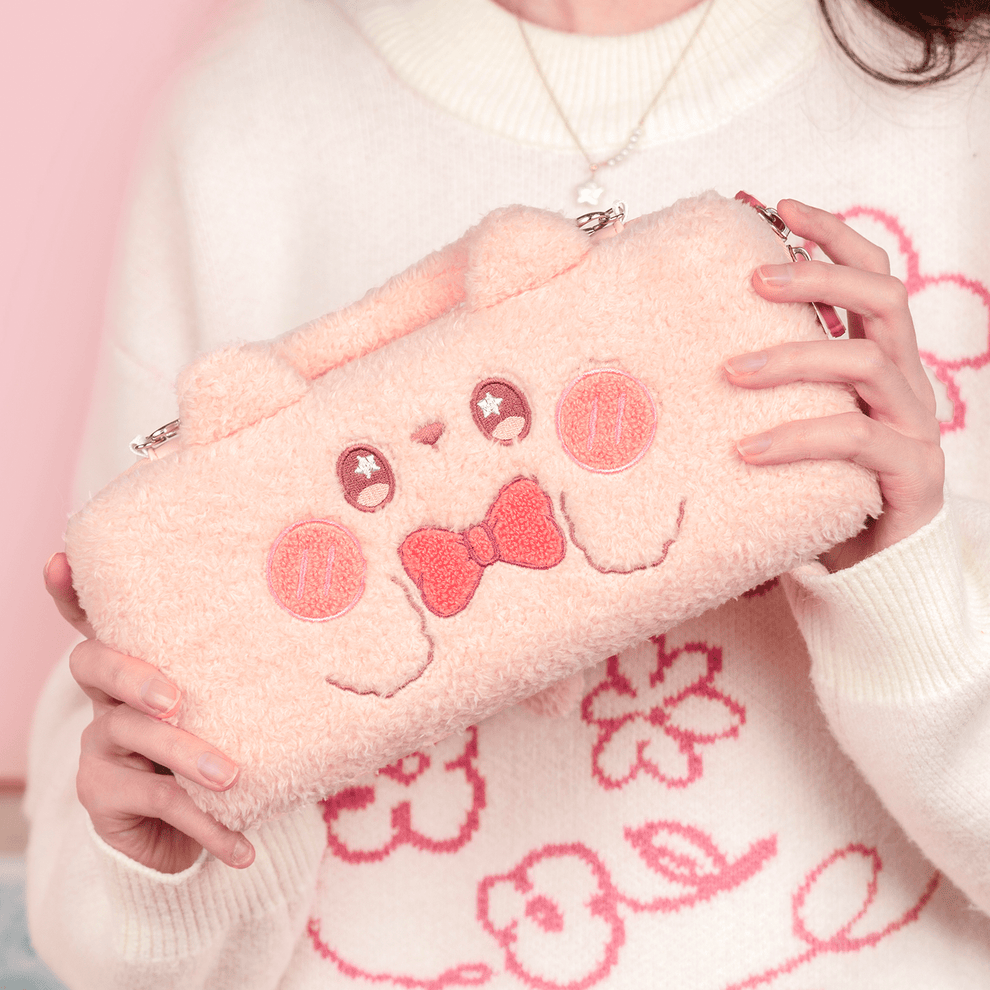 GeekShare Plush Bunny Carrying Case for Switch/OLED