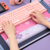 GeekShare Cat Ears Big Mouse Pad Desk Mat