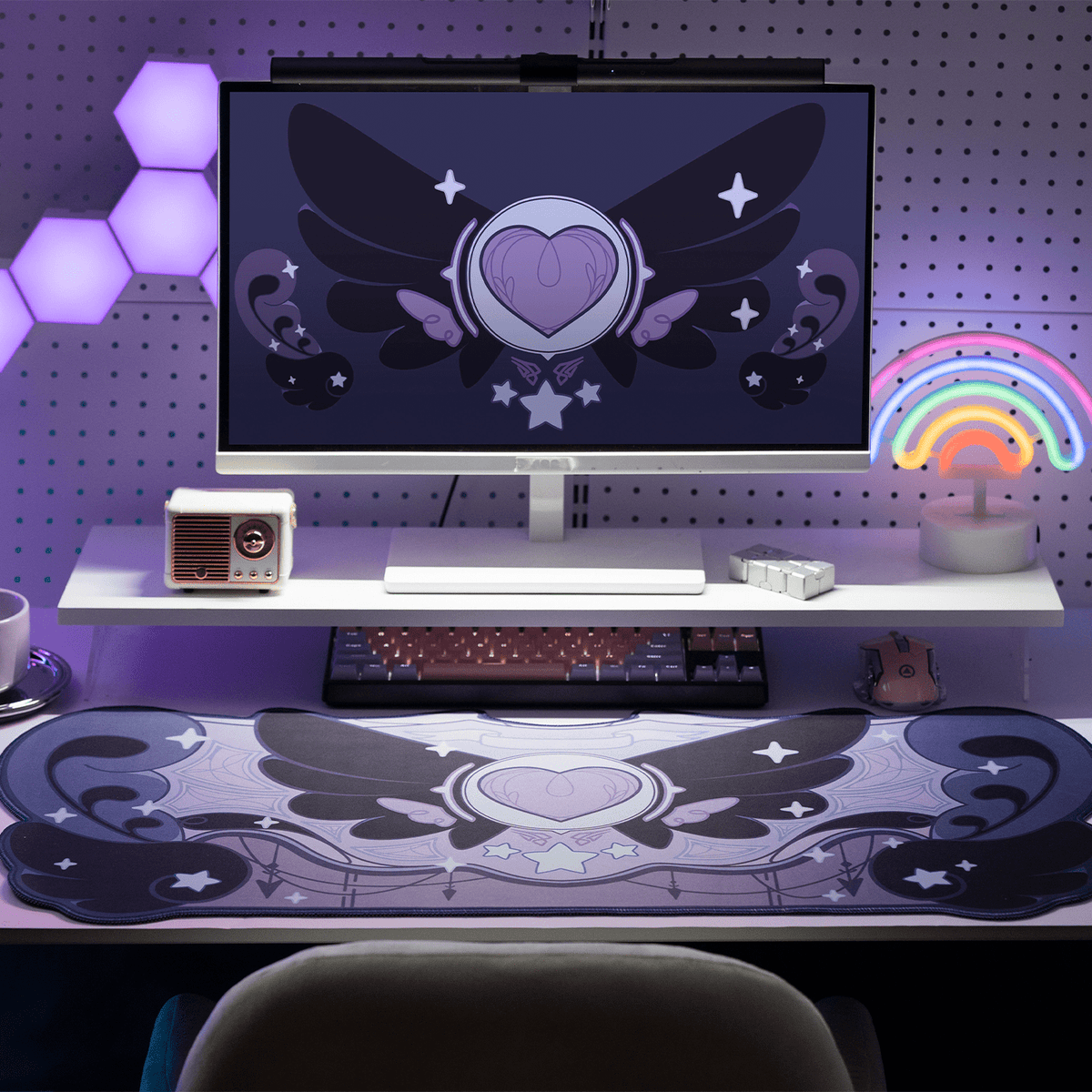 GeekShare Dark Star Wings Mouse Pad