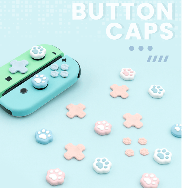 GeekShare Cat Paw Button Caps Compatible with Nintendo Switch