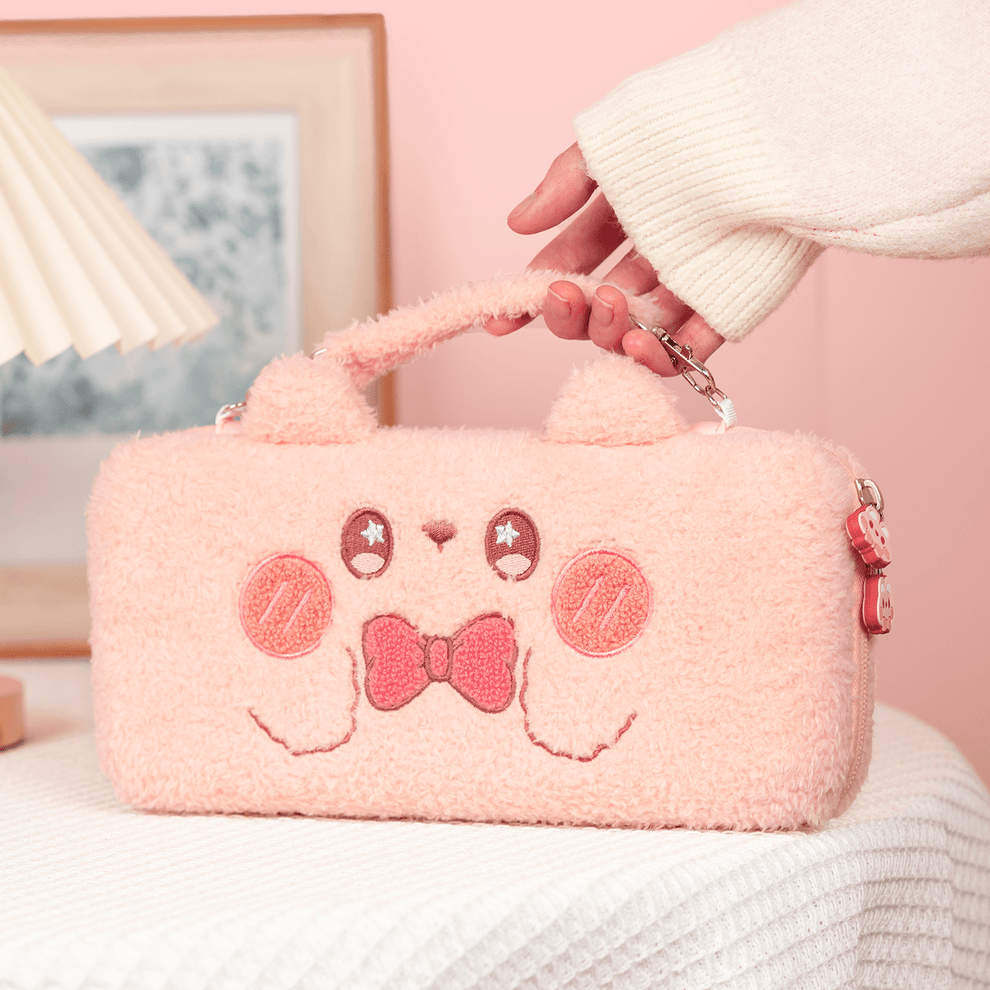 GeekShare Plush Bunny Carrying Case for Switch/OLED