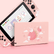 GeekShare Soft TPU Protective Case for Nintendo Switch -- Strawberry Bunny